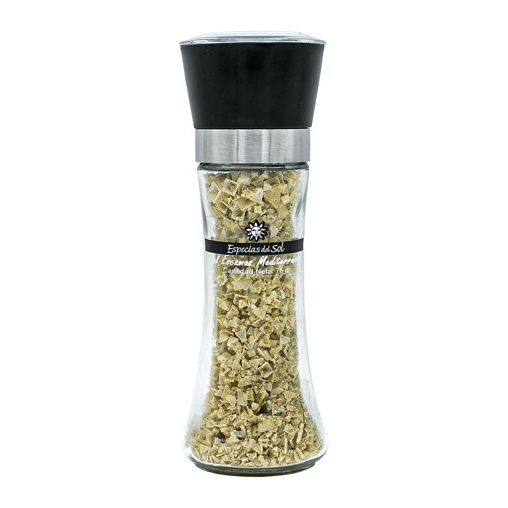 SALT [flakes] with MEDITERRANEAN MIX – Especias del Sol